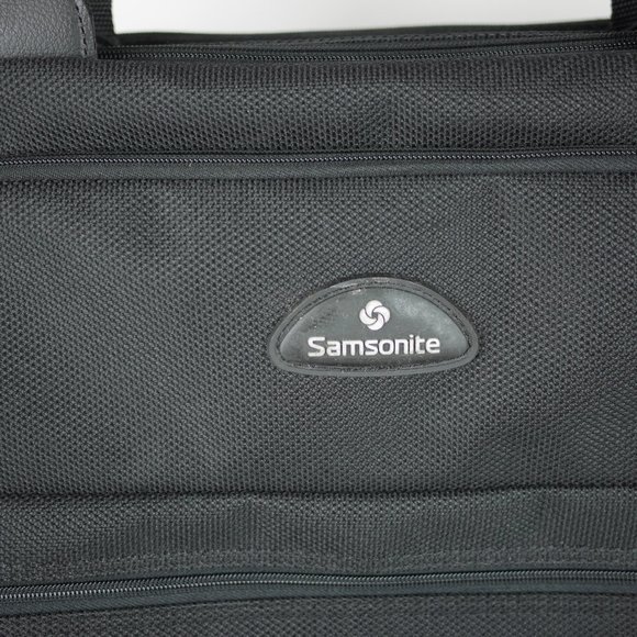 Samsonite | Bags | Samsonite Streamlite Black Canvas Laptop Computer ...